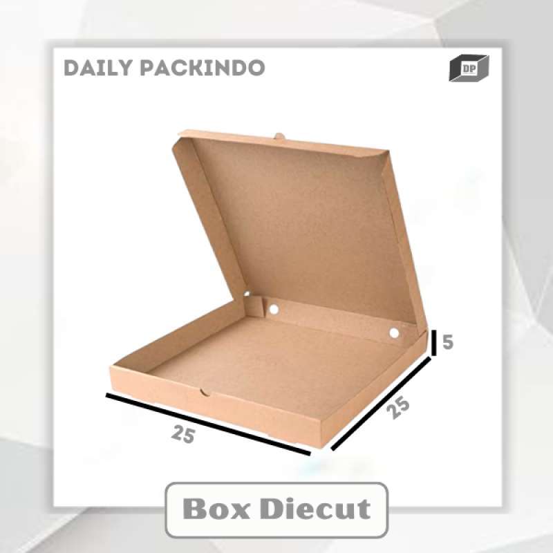 Jual [min Beli 10 Pcs] Kardus/dus/corrugated/packaging Box Pizza Diecut ...