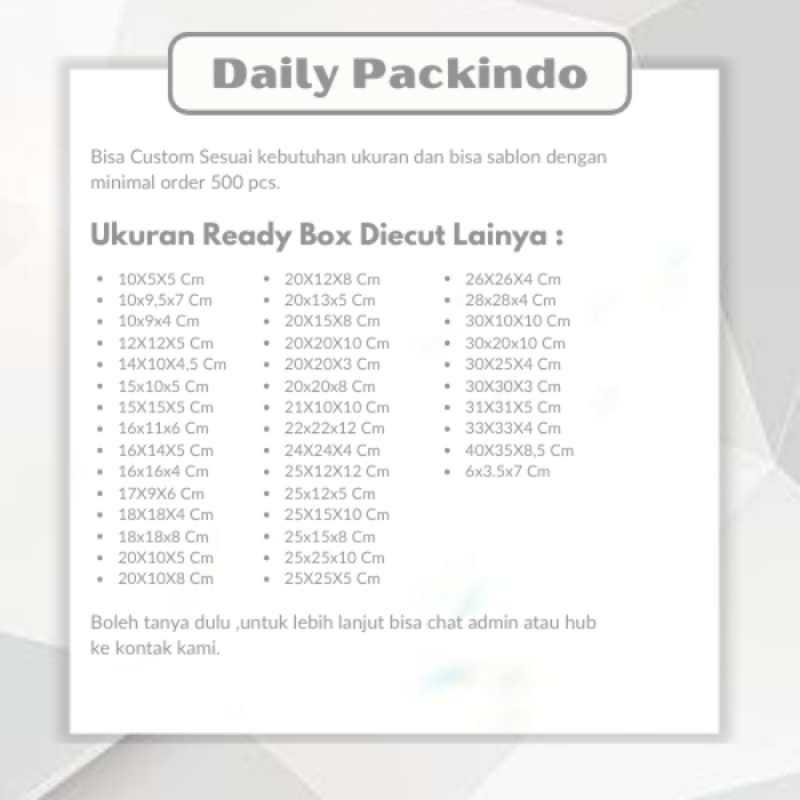 Jual [min Beli 10 Pcs] Kardus/dus/corrugated/packaging Box Pizza Diecut ...