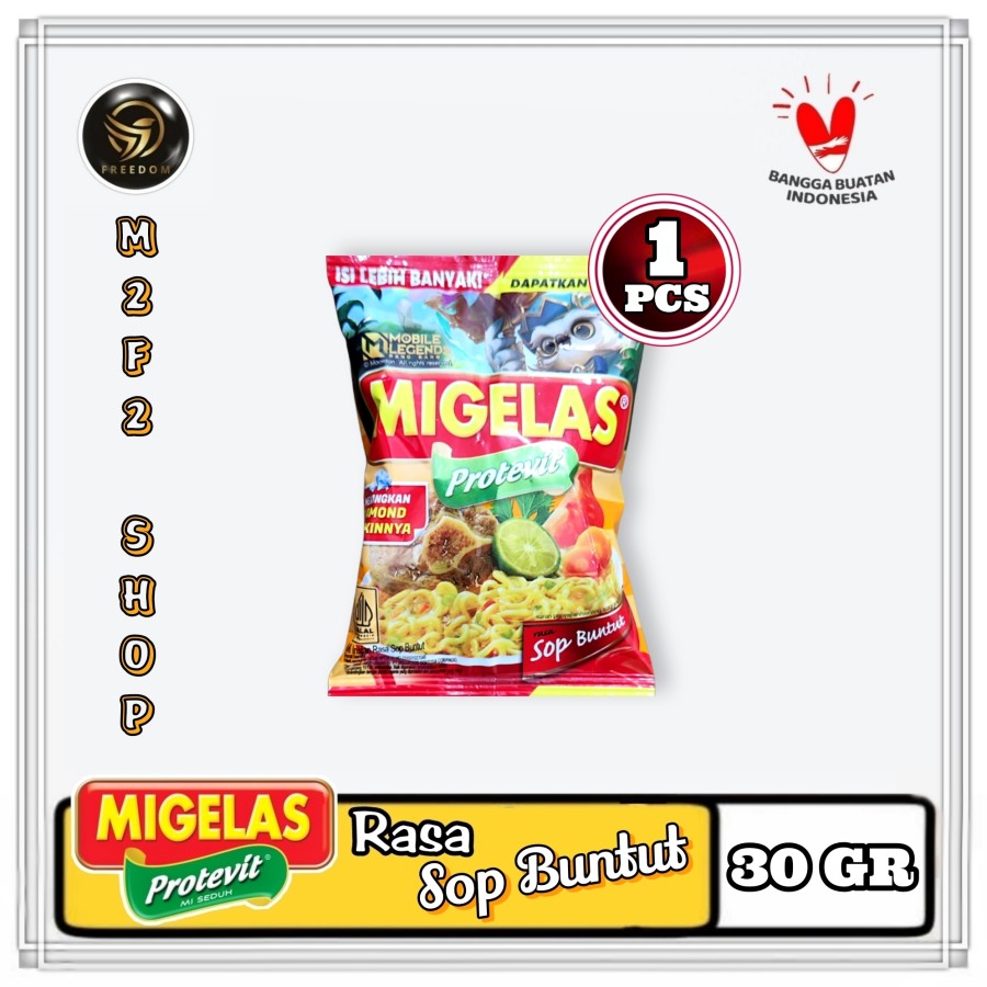 Promo MIGELAS Protevit Mie Gelas Seduh Kuah Rasa Sop Buntut Sachet - 30 ...