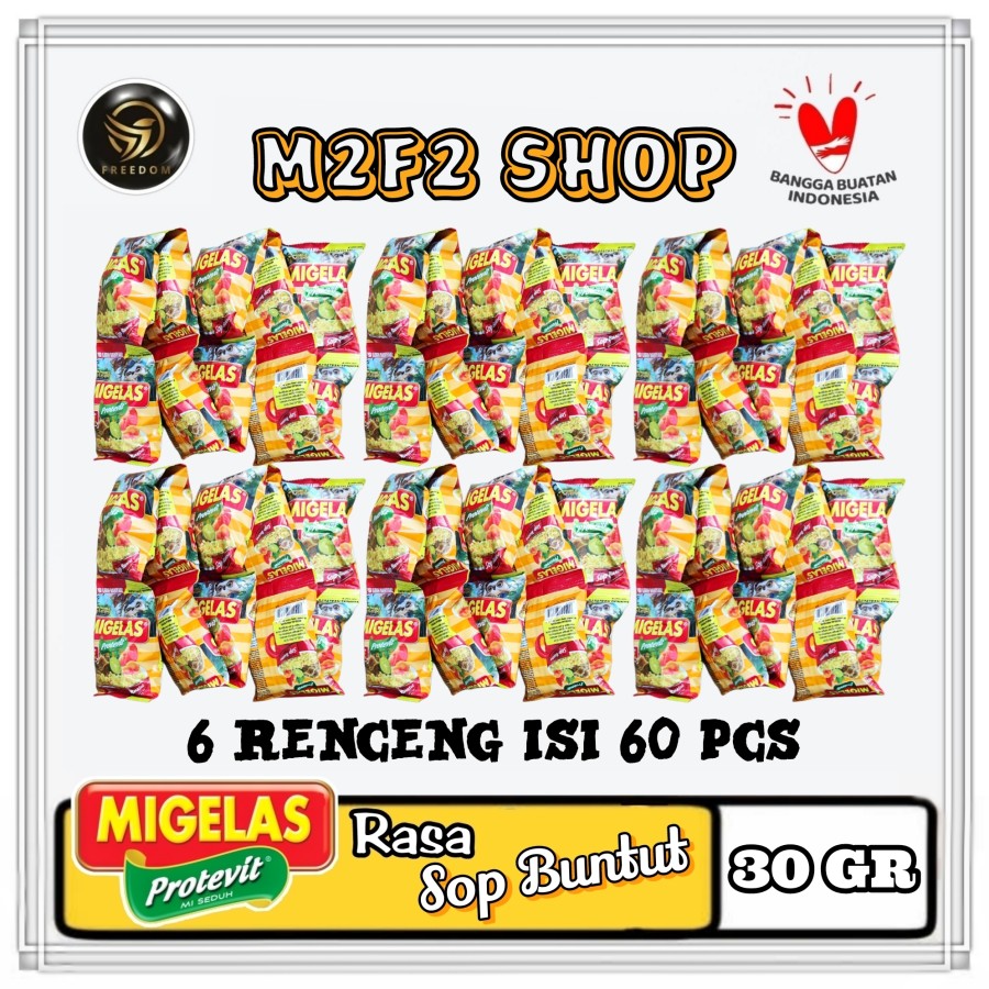 Promo MIGELAS Protevit Mie Gelas Seduh Kuah Rasa Sop Buntut Sachet - 30 ...
