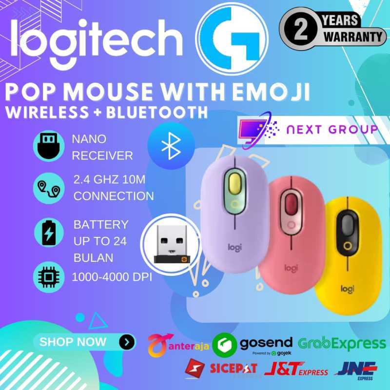 Jual Logitech Pop Mouse With Emoji Di Seller Next Digital Solution ...