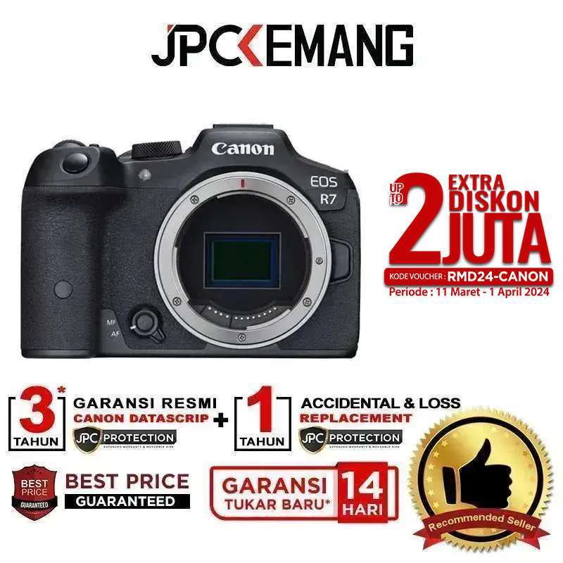 Promo Jpc Kemang Canon Eos R7 Body Only Mirrorless Camera Eos R 7 Garansi Resmi Diskon 8% Di ...