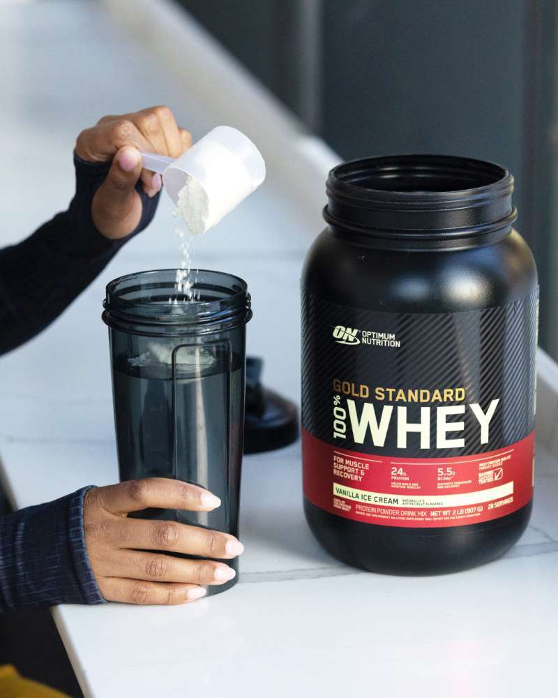 Jual Optimum Nutrition Whey Protein Gold Standard 1lb Vanilla Susu ...