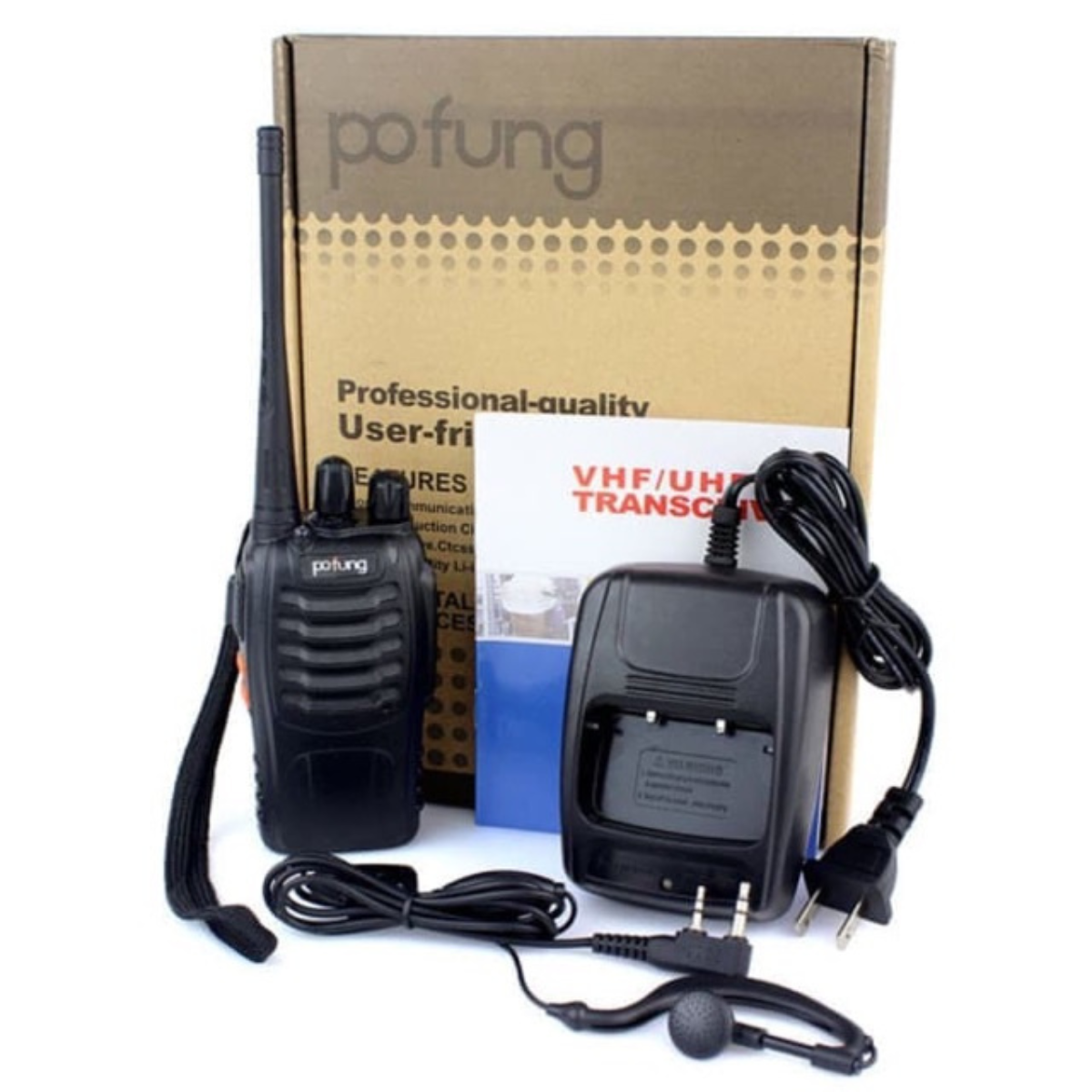 Jual Pofung HT Single Band BF-888S Walkie Talkie Pofung Radio Single ...