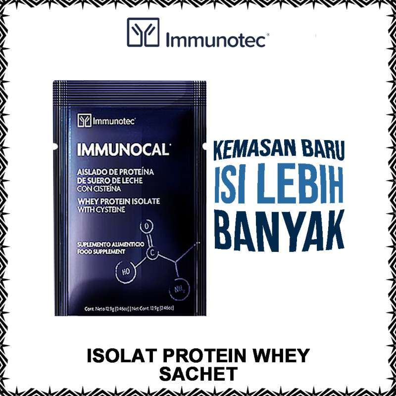 Jual Immunocal Isolate Whey Protein 1 sachet Susu protein isolat ...