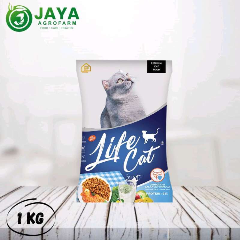 Jual Life Cat Life Cat Dry Food 1 Kg Makanan Kucing Kering Setara Maxi ...