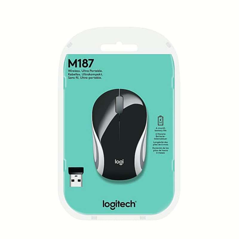 Jual Mouse Logitech Wireless M187 Mouse Wireless Usb Dongle 2.4 Ghz ...