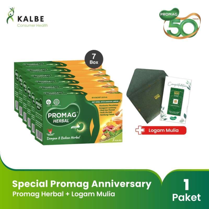 Promo Special Promag Anniversary : Promag Herbal Free Logam Mulia ...