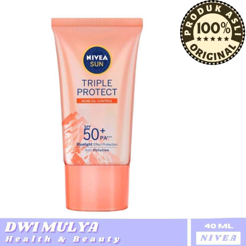 Jual Nivea Sun Face Serum Triple Protect Acne Oil Control Spf50+ Pa ...