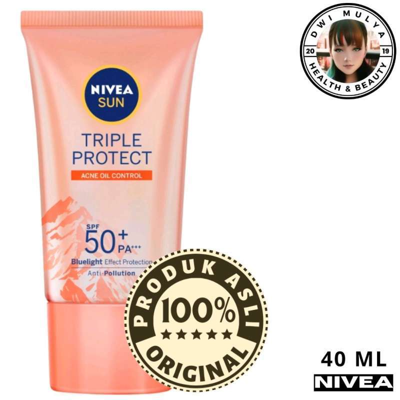 Jual Nivea Sun Face Serum Triple Protect Acne Oil Control Spf50+ Pa ...