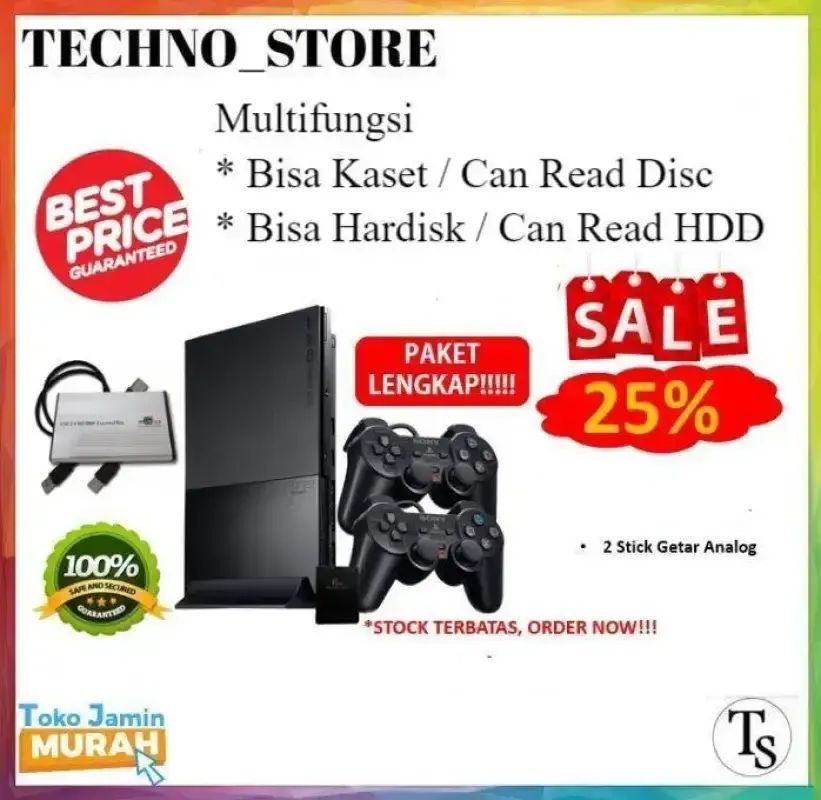 Jual Ps2 Slim Multifungsi 160gb - Ps 2 Slim Hdd 160 GB - Ps2 Slim Multi ...