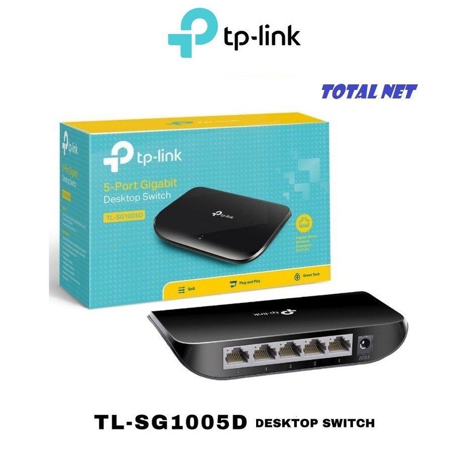 Jual Tp-link Tl-sg1005d Sg1005d 5 Port Gigabit Desktop Switch Hub Di Seller Total Net - Mangga ...