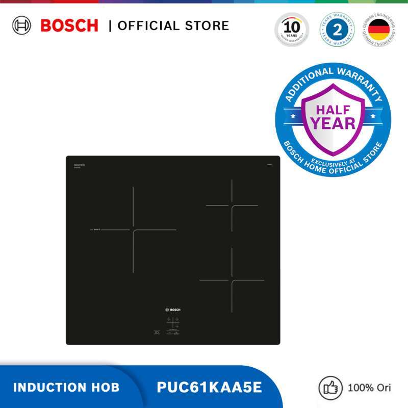 Promo Bosch PUC61KAA5E Induction Hob / Kompor Induksi Hitam Serie 2 ...