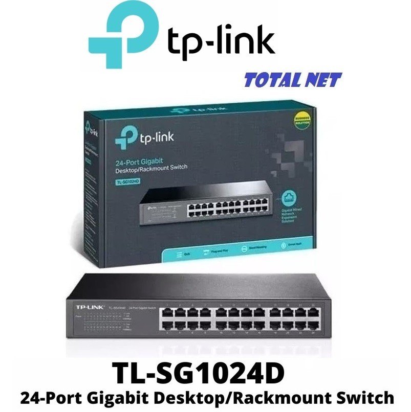 Jual TP-LINK TL-SG1024D SG1024D 24Port GIGABIT SWITCH HUB di Seller ...