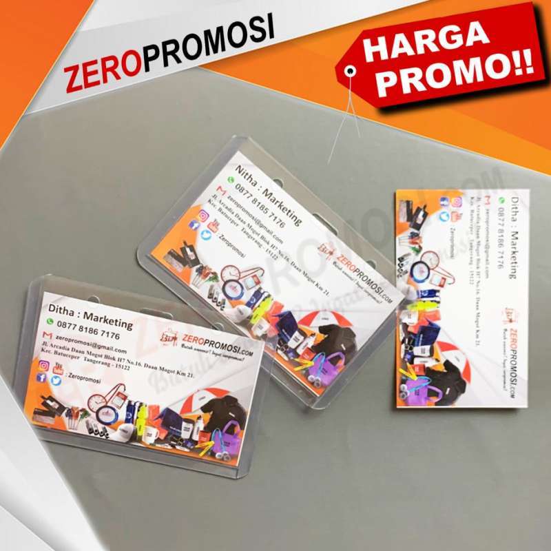 Jual ID Card Case A1 Casing Plastik Name Tag Horizontal Di Seller ...