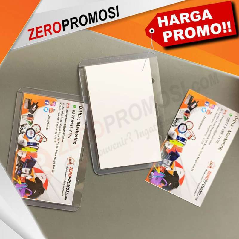 Jual ID Card Case A1 Casing Plastik Name Tag Horizontal Di Seller ...