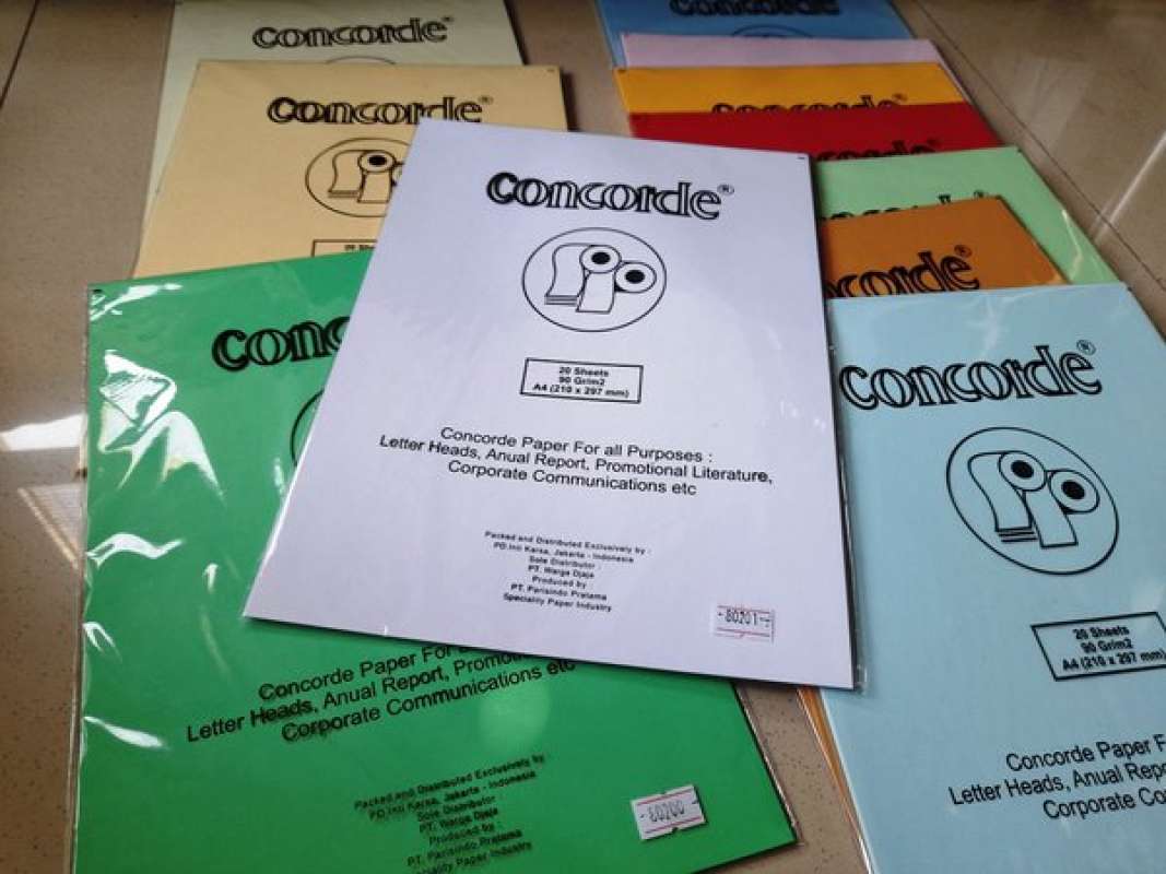 Jual [ Pack ] Kertas Concorde Piagam Sertifikat - 90 Gr A4 Murah Di Seller Beli Atk - Bali ...