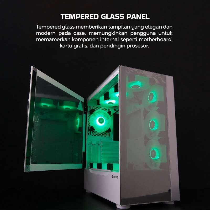 Jual Casing PC Digital Alliance N30 ATX Case Komputer Gaming Kaca ...