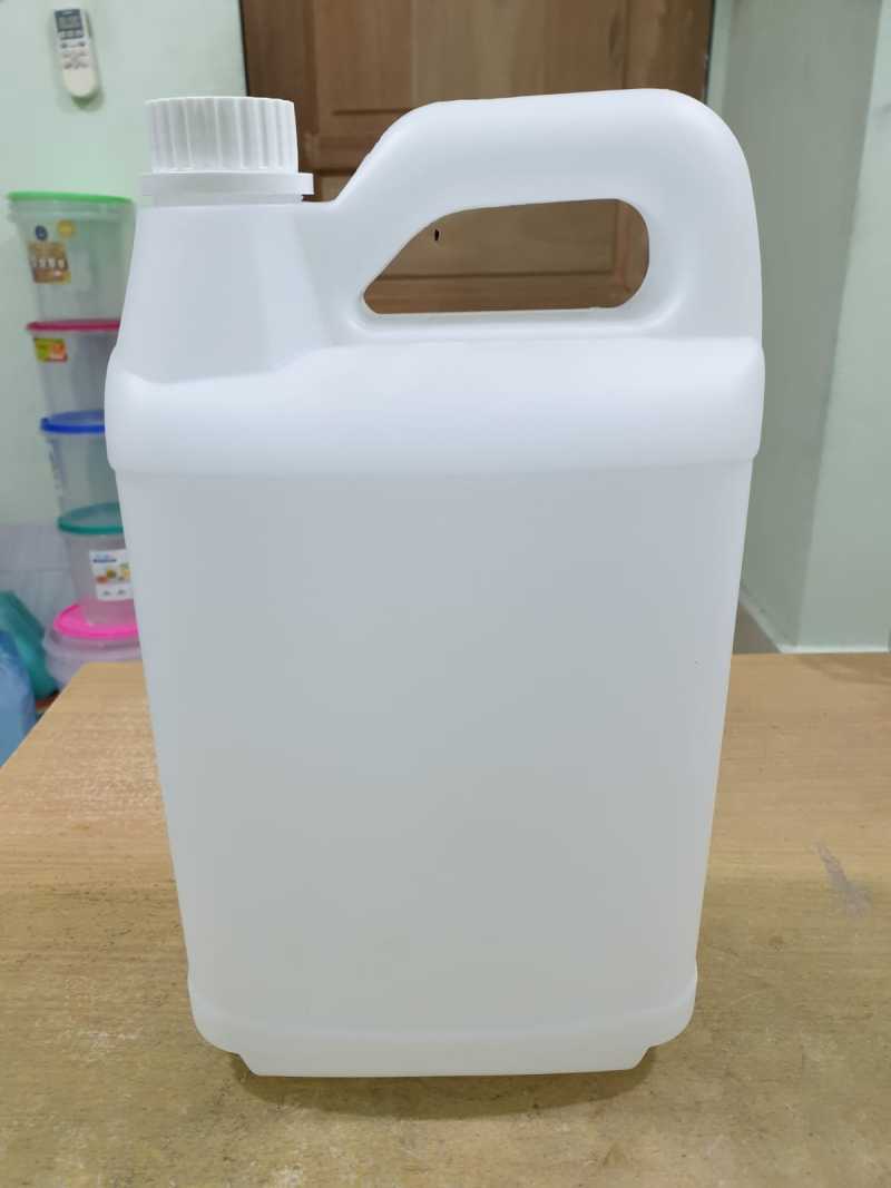 Jual Jerigen 5 Liter + Tutup Dalam + Tutup Luar Segel Warna Natural ...
