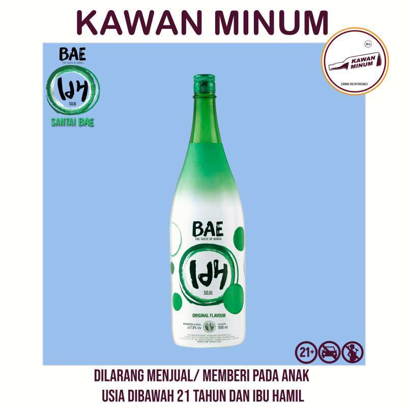 Jual BAE Soju Original 1800 mL di Seller Kawan Minum Official Store ...