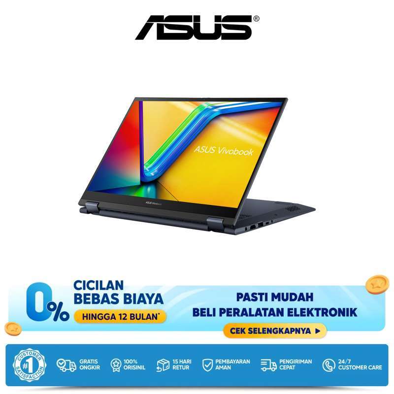Promo Laptop ASUS VIVOBOOK S 14 FLIP TN3402 R5 5600H RAM 8GB 512GB SSD ...