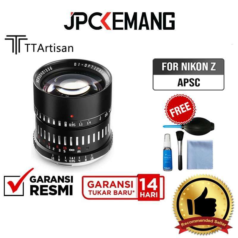 Promo Jpc Kemang Ttartisan 50mm F0.95 Nikon Z Apsc Tt Artisans 50 Mm F/0.95 Garansi Resmi Diskon ...