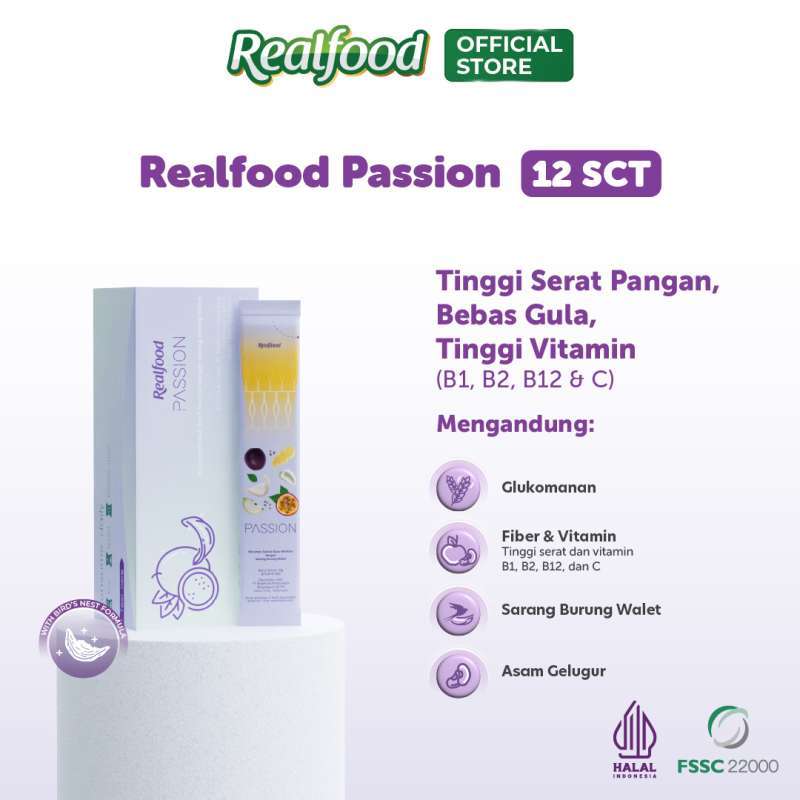 Promo Realfood Cleanse Passion Powder Fiber Drink Dengan Sarang Burung ...