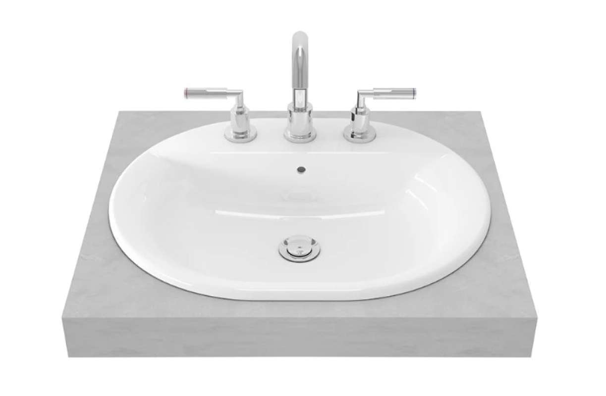 Jual Wastafel Tanam Toto Lw 899 Cj W White Complete Set Di Seller Buana ...