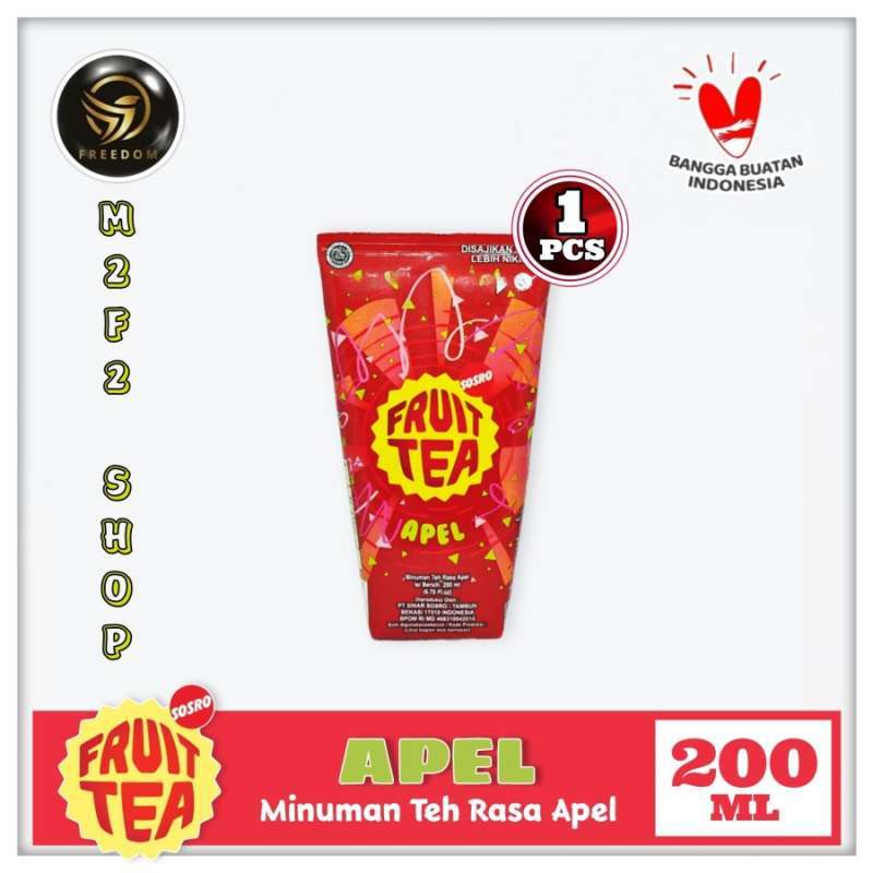 Promo Fruit Tea Genggam Apel | Apple - 200 Ml (kemasan Satuan) Diskon ...