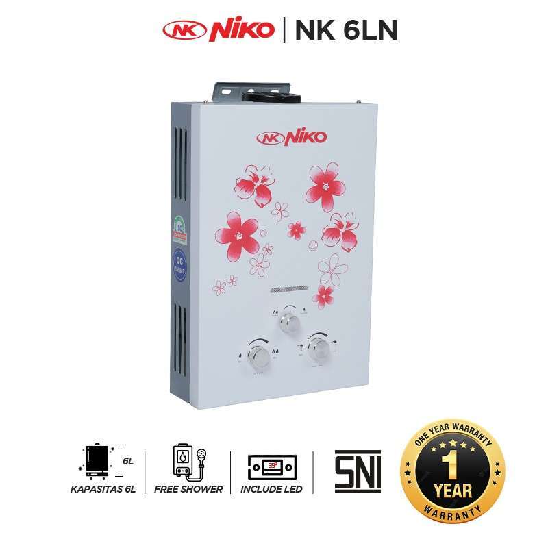 Jual Water Heater Pemanas Kamar Mandi Gas Niko 6 Ln/ln2 Di Seller ...