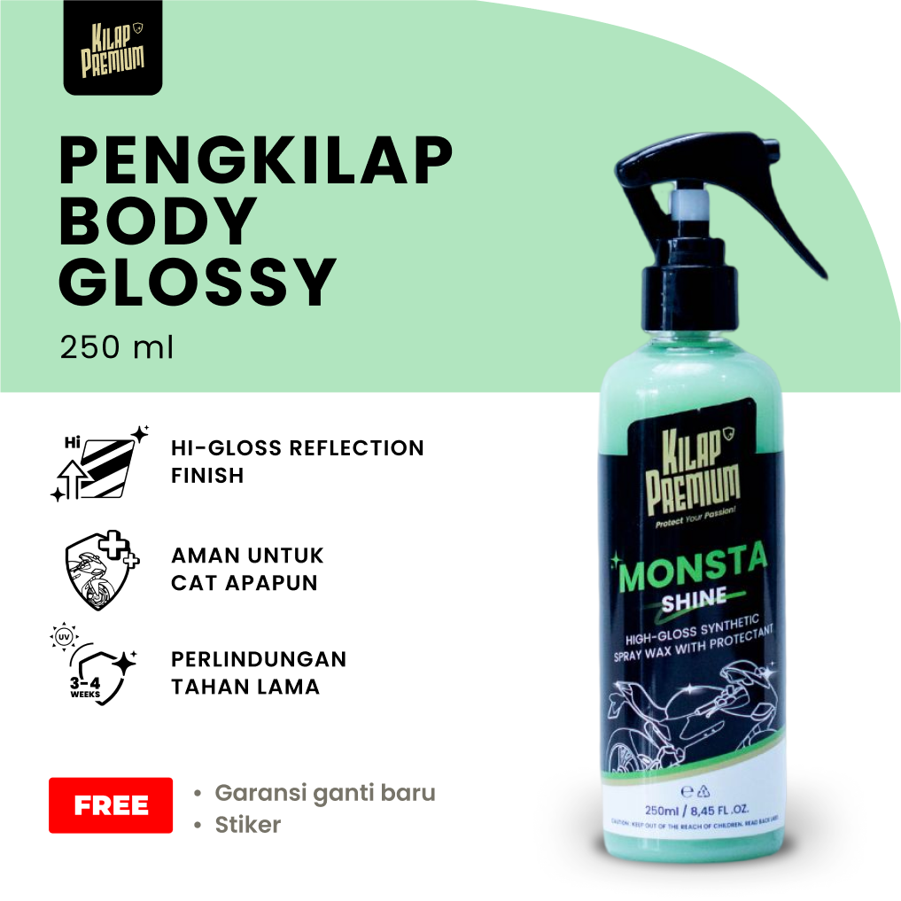 Jual Monsta Shine | Kilap Premium - Pengkilap Body Motor Mobil Helm ...