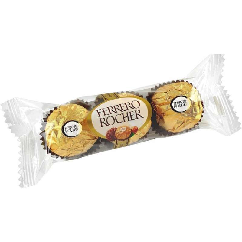 Jual Ferrero Rocher Cokelat Dengan Kacang Hazel isi 3 Pcs Chocolate ...