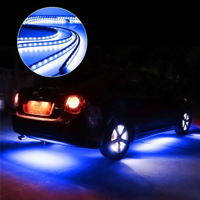 Jual Lampu Kolong Mobil Led Strip Rgb 90/120cm 4pcs Bluetooth Controll ...