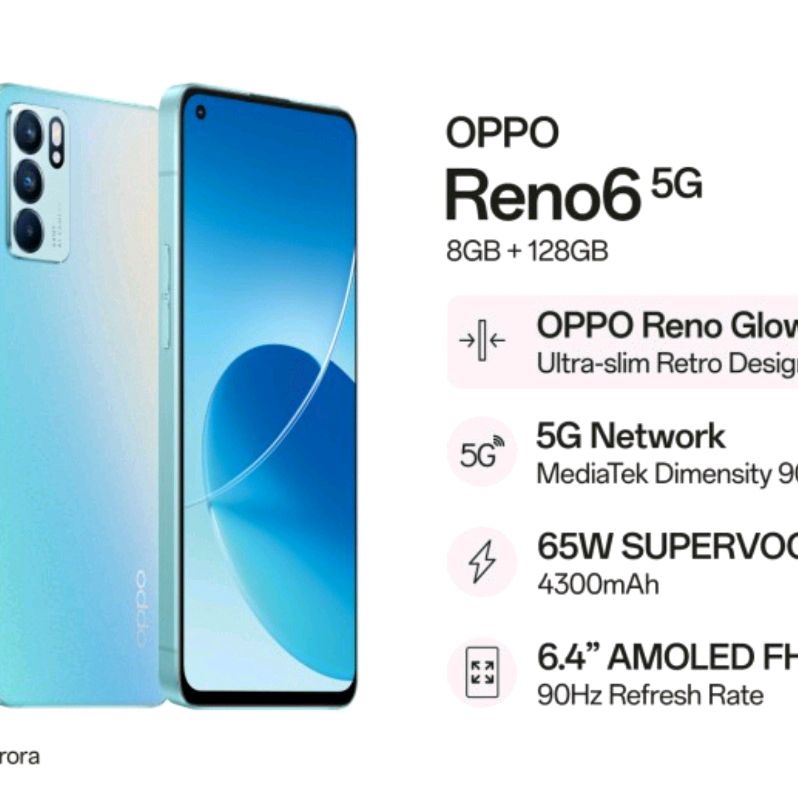 Promo Oppo Reno 6 5 G Diskon 42% Di Seller Sahabat Phoneshop - Sp Shop - Kota Jakarta Utara | Blibli