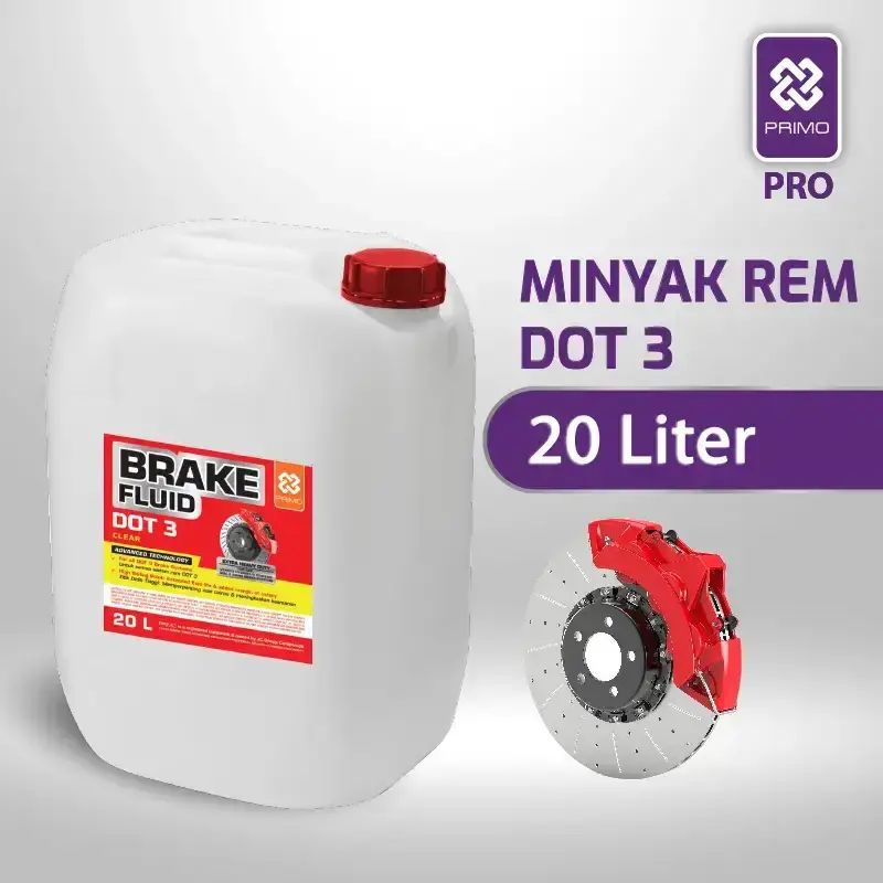 Promo Primo Brake Fluid Minyak Rem Dot 3 Mobil Motor 20 L Diskon 20% Di ...
