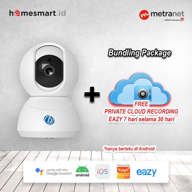 Jual T3 Smart PTZ IP Camera Indoor Wifi 3M Free Cloud ( Exclusive ...