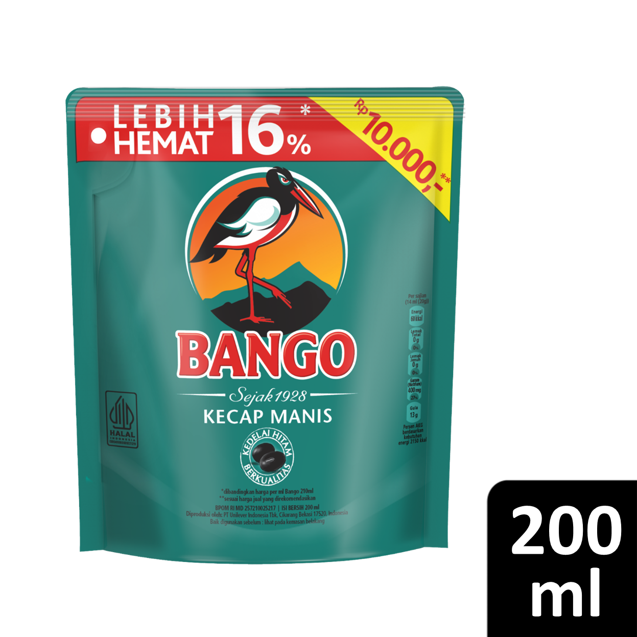 Promo Medan - BANGO Kecap Manis Kemasan Pouch 210 mL Diskon 19% di ...