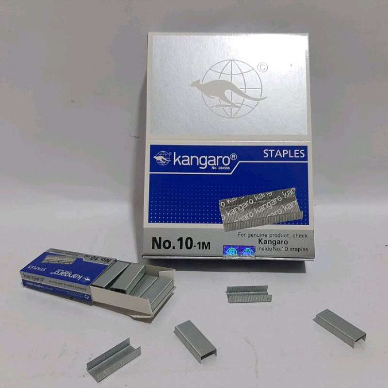 Jual [ Dus ] Refill Stapler / Isi Staples No. 10-1m - Kangaroo Murah Di ...