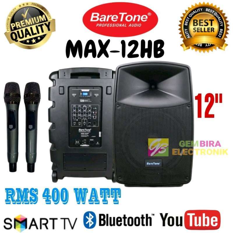 Speaker Portable Baretone Max12 Hb Garansi Resmi Indonesia 🏷️ Harga ...