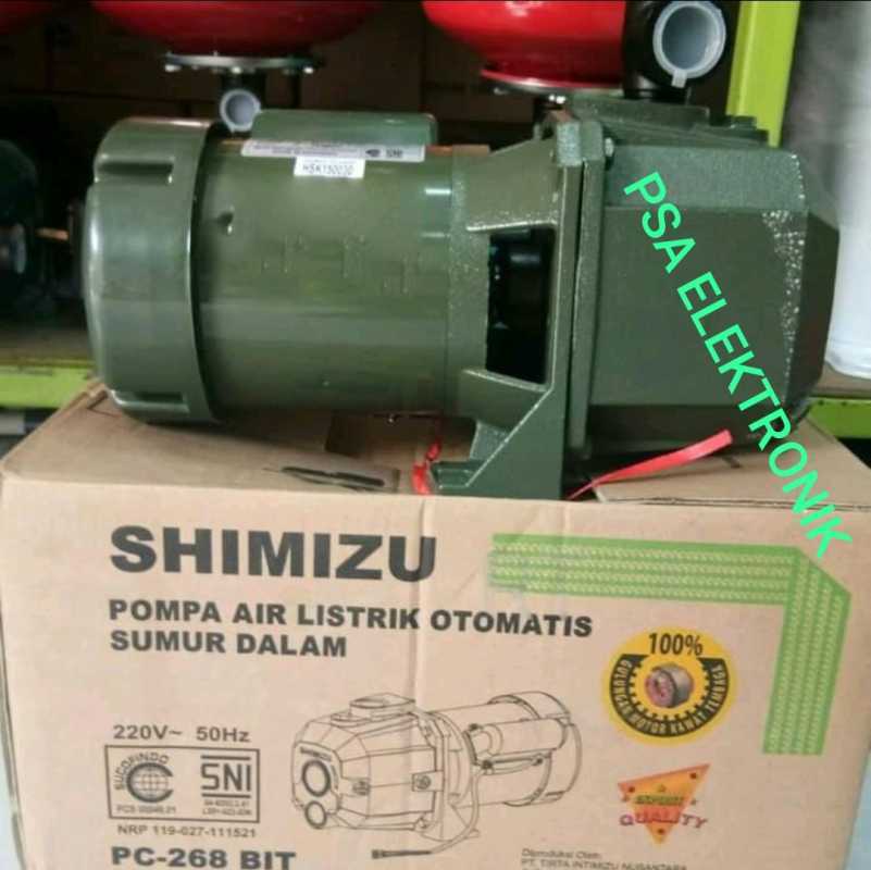Jual Shimizu Pompa Air Jet Pump Otomatis Sumur Dalam Pc-268ntbit Di Seller Joycha Home ...