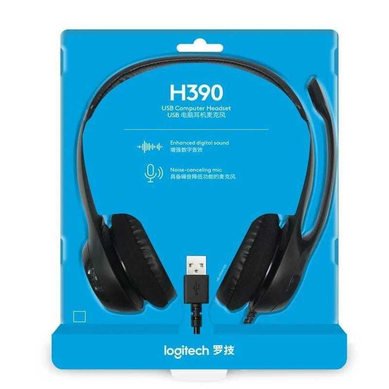 Jual Logitech H390 Headset Stereo Usb Mikrofon Noise-cancelling Di ...