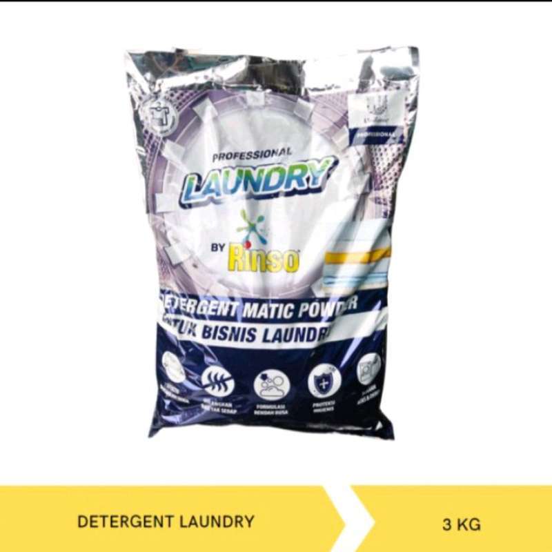 Promo Rinso Matic Powder Detergent Professional 900 Gr Diskon 23% Di ...