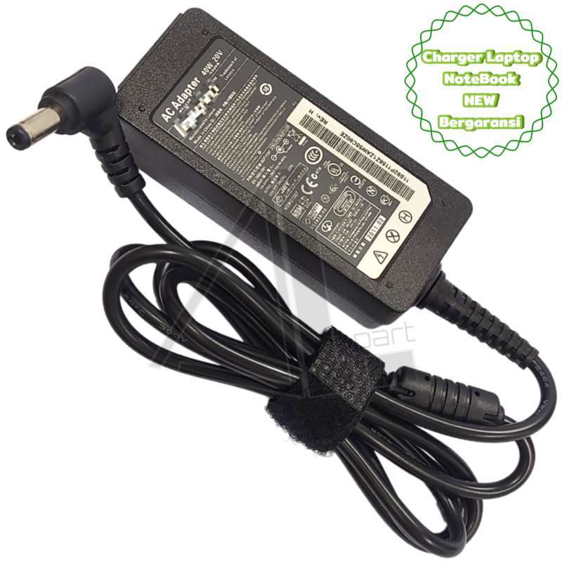 Jual Adapter Charger Laptop Ideapad 20v 2a 55*25mm Adaptor Free Kabel ...