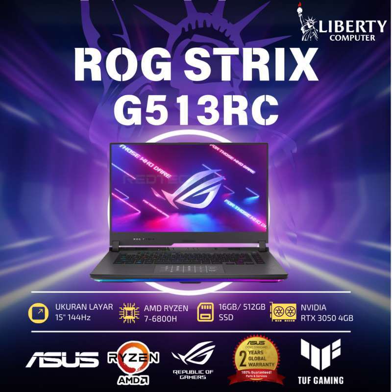 Daftar Harga Laptop Asus Rog Strix G15 G513 Rc 🔥 Original & Spesifikasi ...