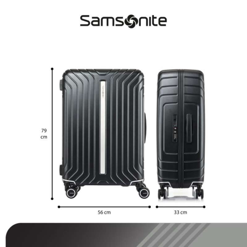 Jual Samsonite Koper Hardcase Lite-frame Large 28 Inch - Black Di ...