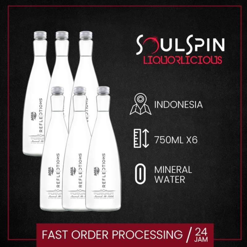 Jual Aqua Reflections Still Mineral Water 750ml [ Dus Isi 6 Botol ] Di ...