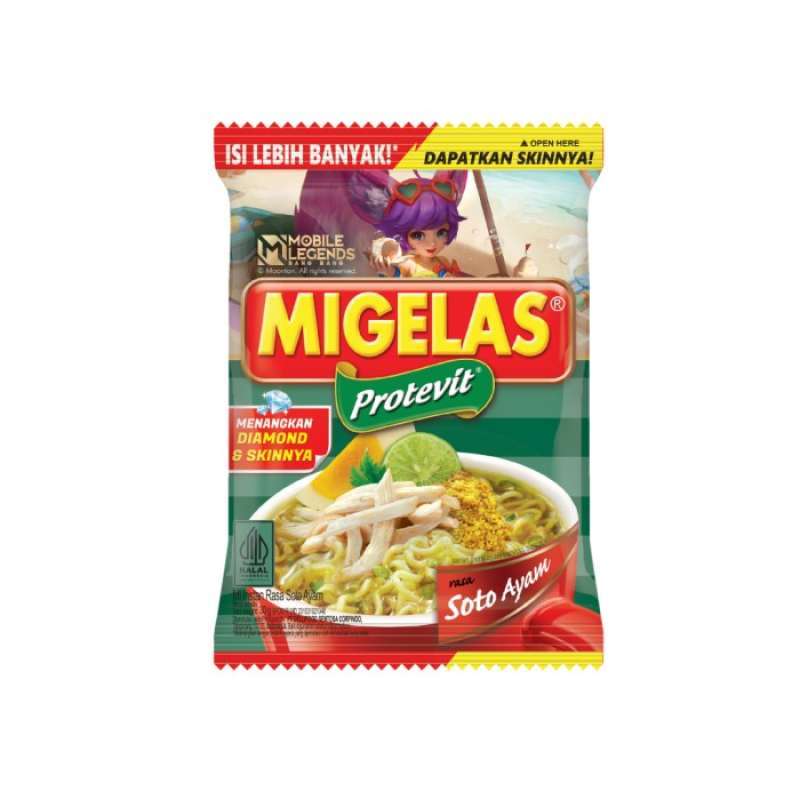 Promo MIGELAS SOTO AYAM Mie Instan Gelas Sachet - 1 Renceng / 10 Pcs ...