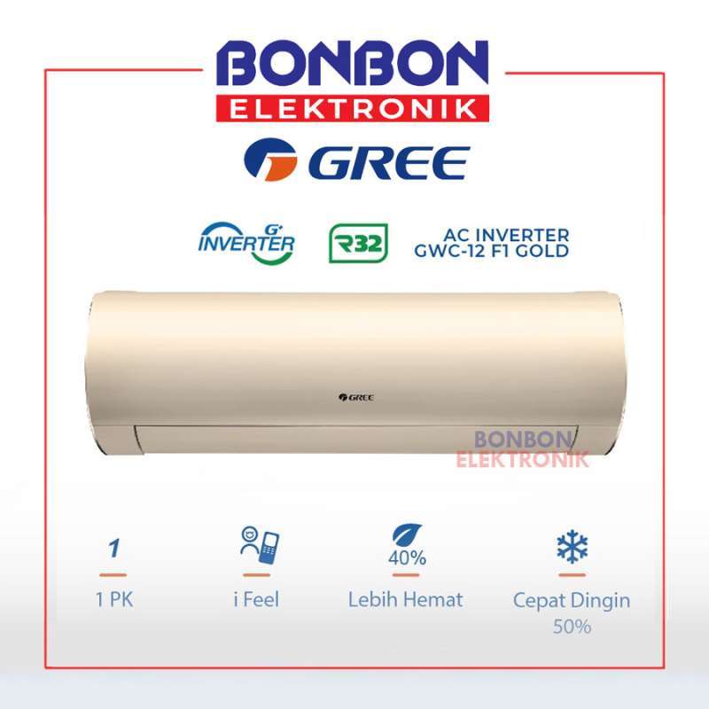 Jual Gree Ac 2pk F1 Inverter Series Gwc-18f1 (gold) 2 Pk Di Seller ...