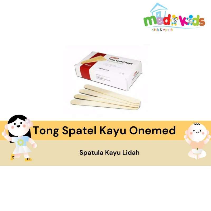 Promo Tong Spatel One Med / Onemed Tongue Depressor - Spatula Lidah ...