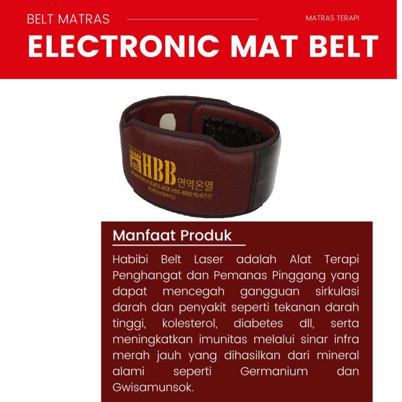 Jual Habibi Electronic Belt - Alat Terapi Penghangat Dan Pemanas ...